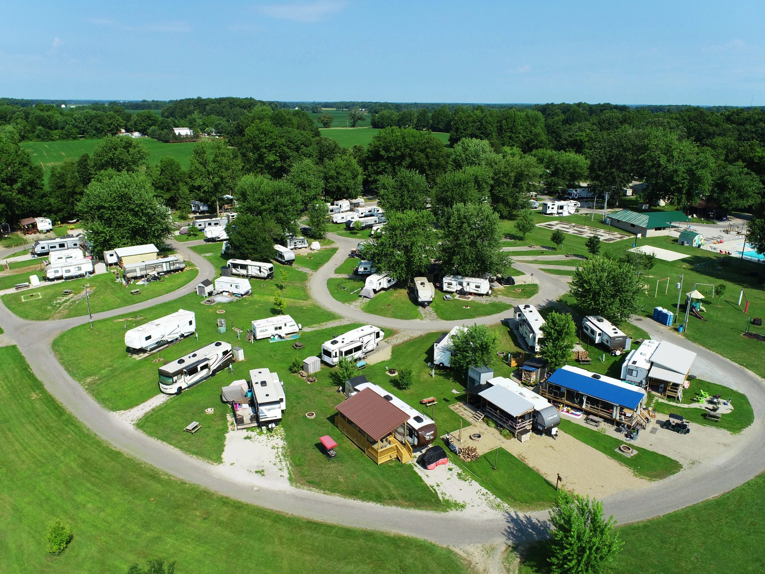 Camping near Marysville Ohio - Hickory Grove Lake RV Park